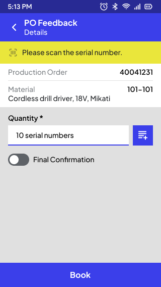 Mobile SAP Data Entry Guide for Warehouse & Production
