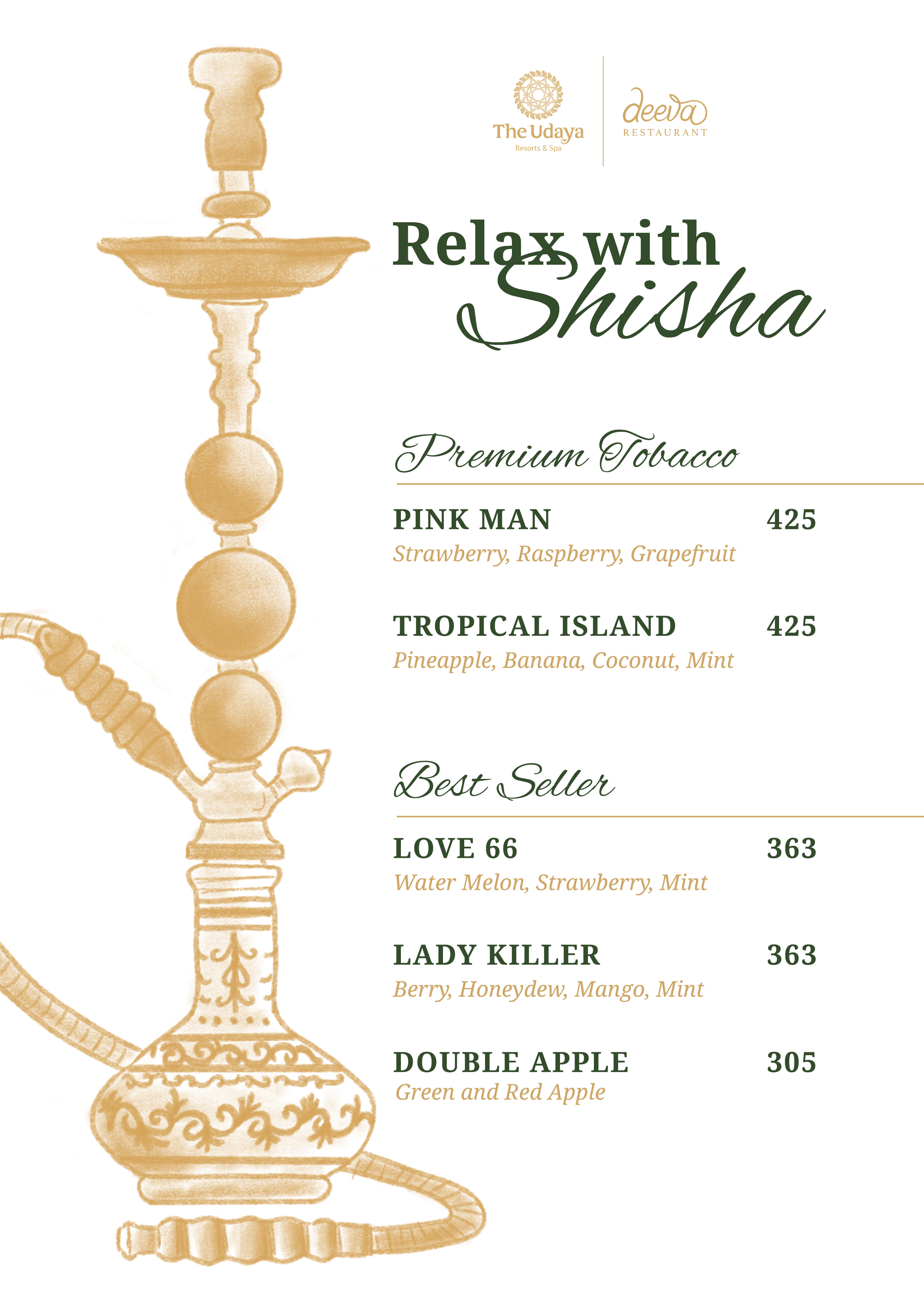 Deeva Dining | The Udaya Resorts & Spa